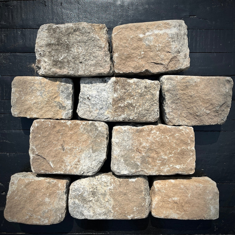 Reclaimed New York Granite Cobblestone - Jumbo dark 11" x 7" x 4 ...