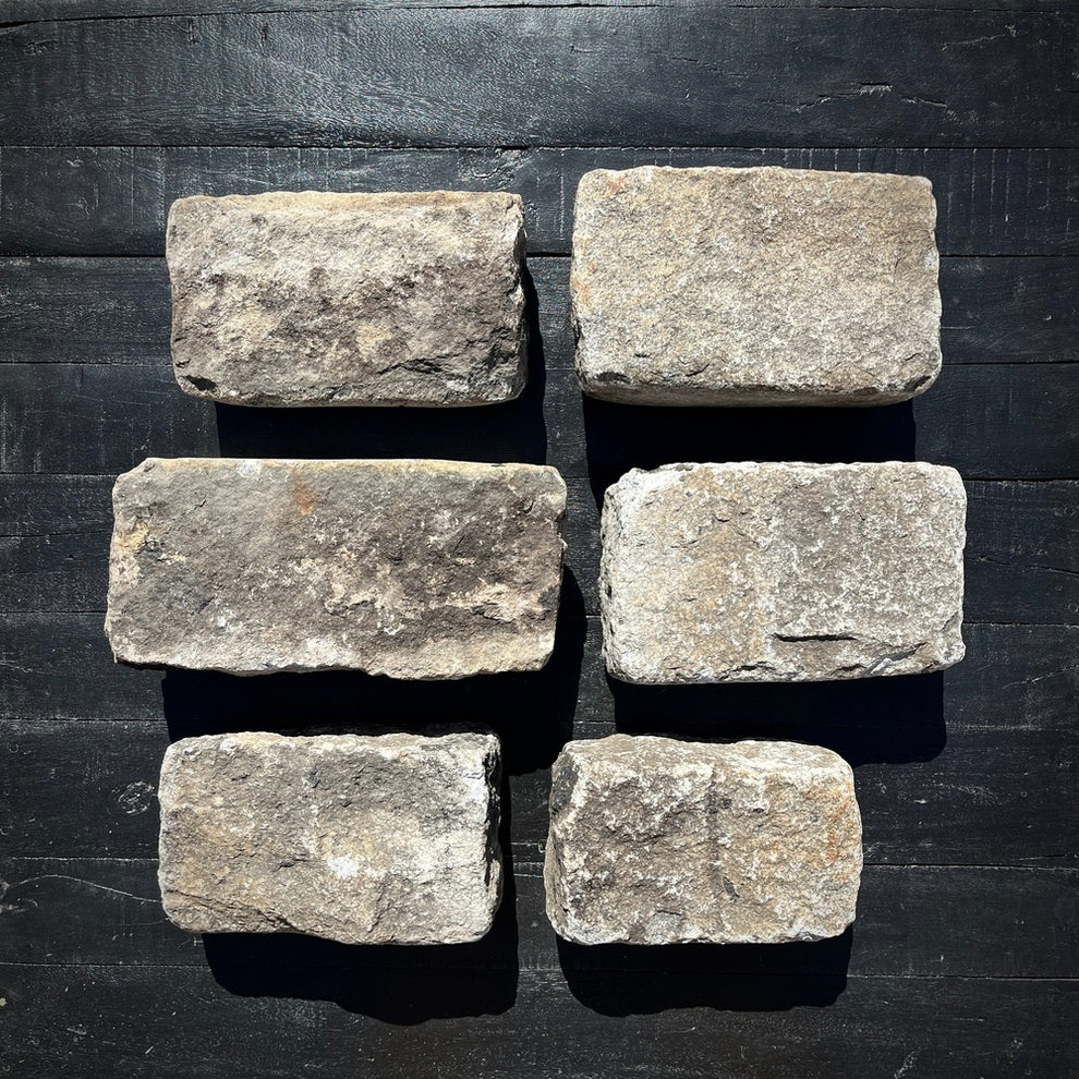 Reclaimed New York Granite Cobblestone - Jumbo dark 11" x 7" x 4 ...