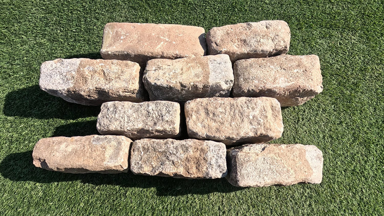 Reclaimed Granite Cobblestone - Jumbo 11" x 7" x 4" – Chief Bricks